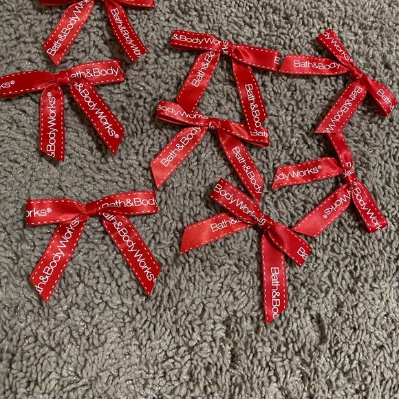 Party Supplies | 8 Bath Body Works Red Ribbons | Poshmark